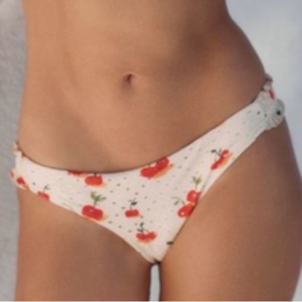 Farm Rio Pitango Cherry Bikini Bottom - Gem